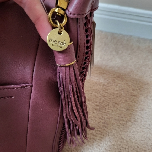 The Sak | Bags | Nwt The Sak Collective The 3 Leather Carbernet Hobo ...